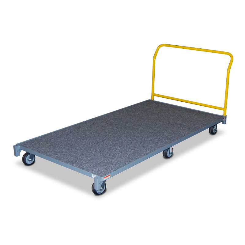 American Cart Carpeted Platform Truck – 43″ x 80″ – Granite Online Store