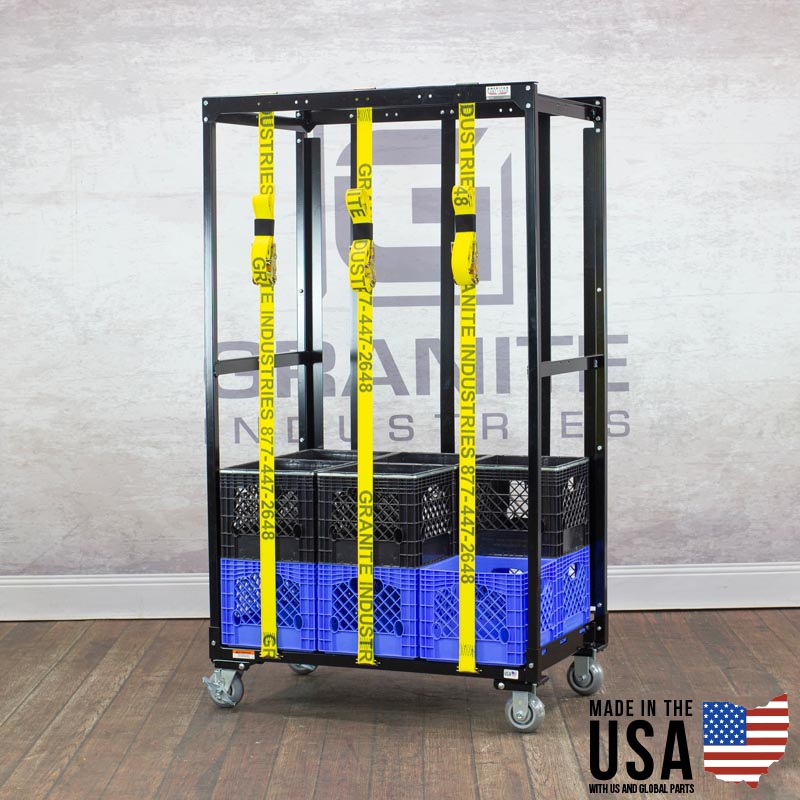 American Cart Milk Crate Storage Rack – Granite Online Store
