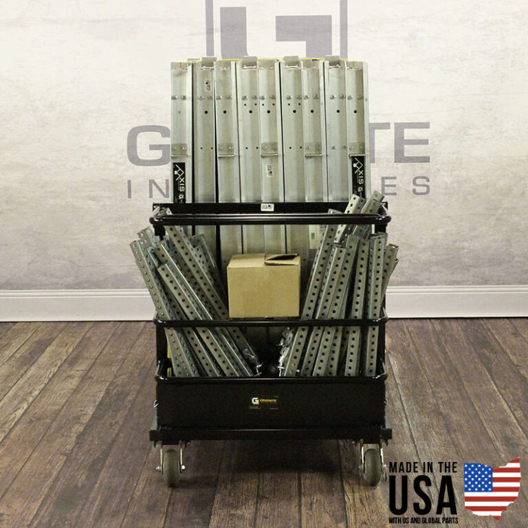 American Cart Stage Deck Storage Cart – 4 ft decks – Granite Online Store