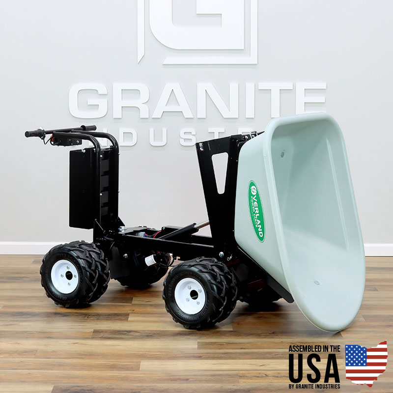 Overland Electric Wheelbarrow – 8 cu. ft. with 4WD, Power Dump ...