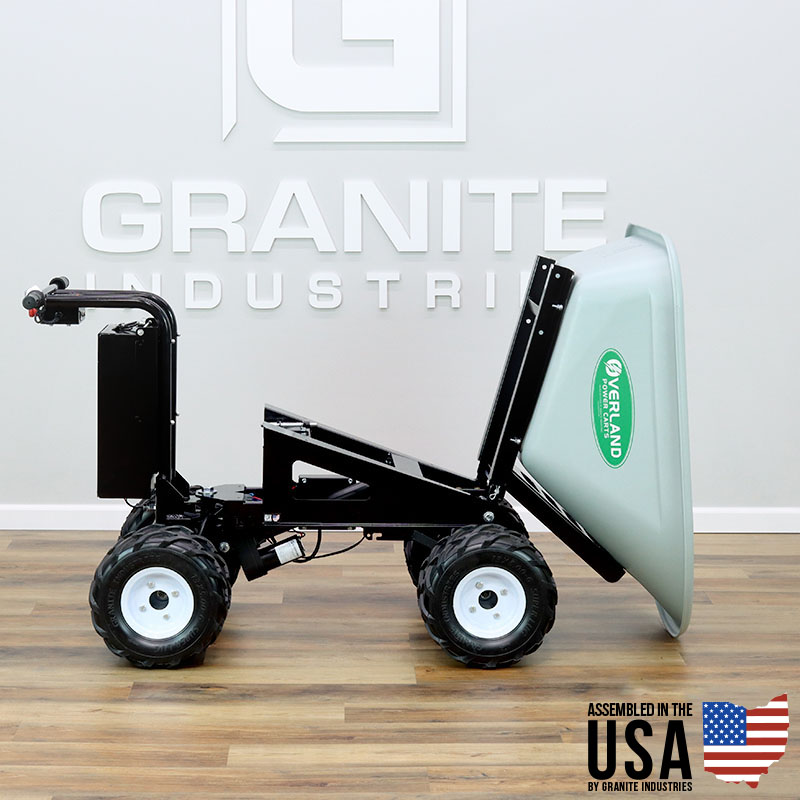 Overland Electric Wheelbarrow – 8 cu. ft. with 4WD, Power Dump ...