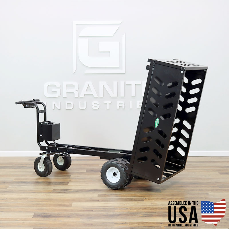 Overland Electric Power Utility Wagon – 13 Cu. Ft. Metal Hopper ...