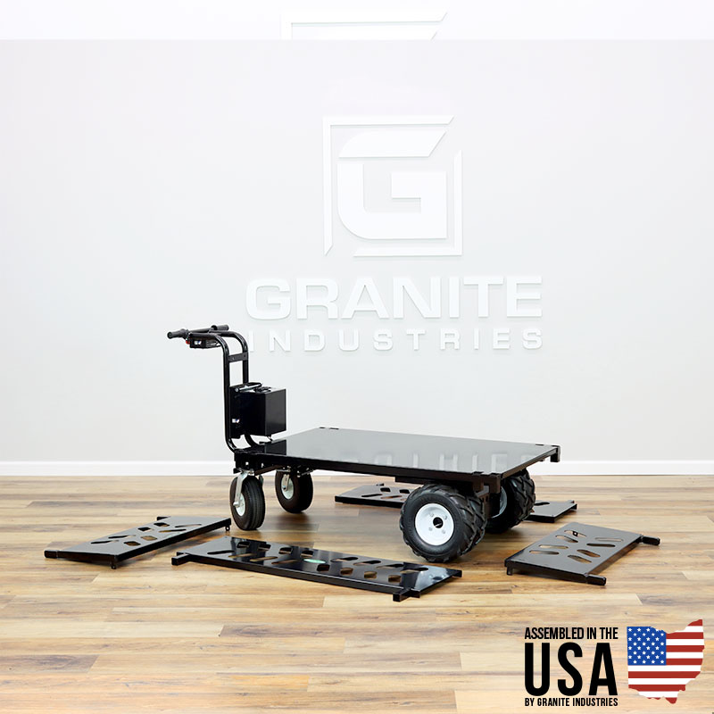 Overland Electric Power Utility Wagon – 13 Cu. Ft. Metal Hopper ...