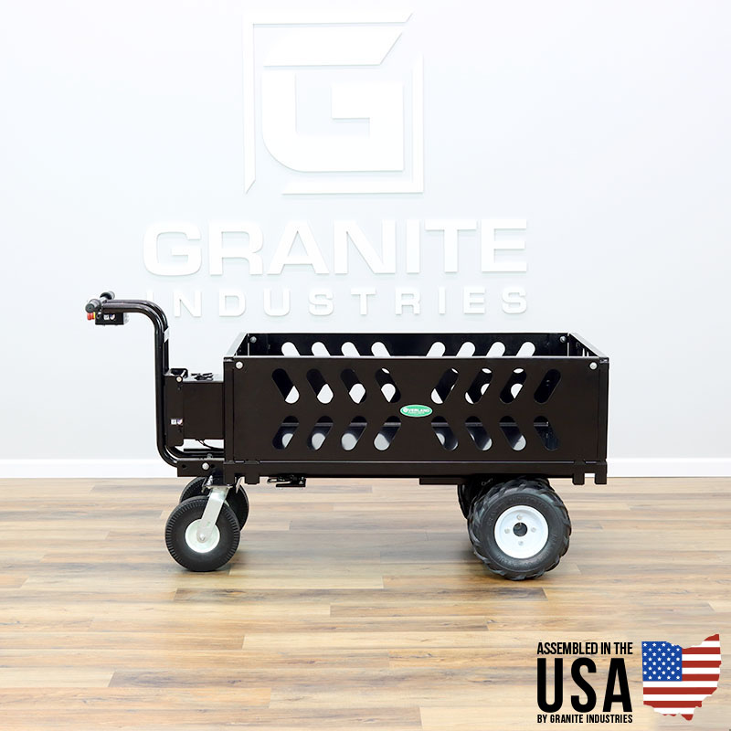 Overland Electric Power Utility Wagon – 13 Cu. Ft. Metal Hopper ...