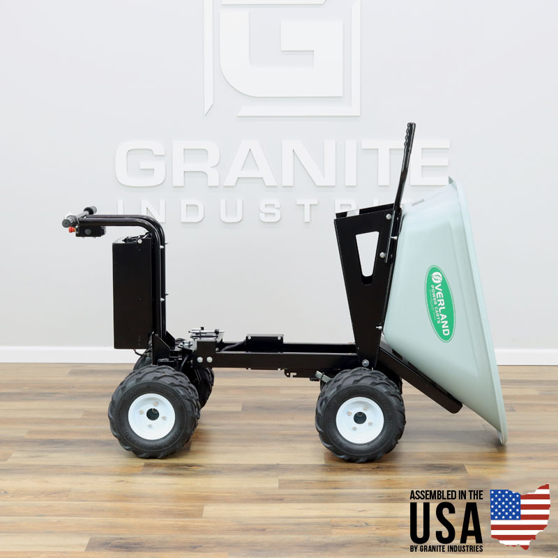 Overland Electric Wheelbarrow – 8 cu. ft. with 4WD – Granite Online Store
