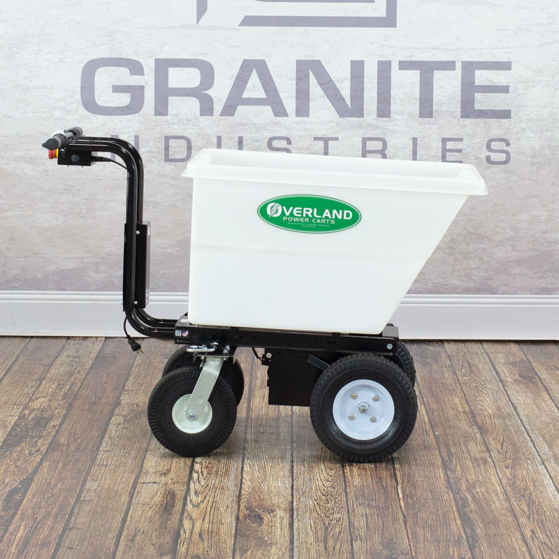 Overland Electric Garden Cart – 7 Cu. Ft. Hopper – Granite Online Store
