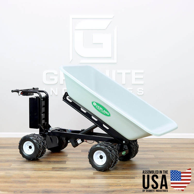 Overland Electric Wheelbarrow – 9 cu. ft. with 4WD, Power Dump ...