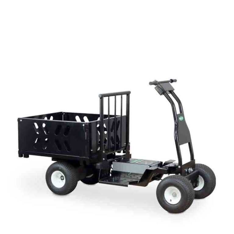Overland Electric Powered Ride On Cart with 10 cu. ft. Utility Hopper ...